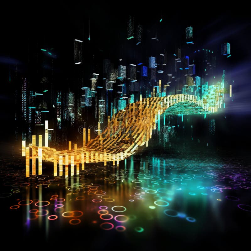 Data Currency Flow stock photo. Image of technological - 290915328