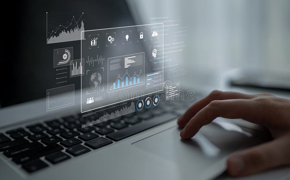 Data Dashboard and Analytics System for Business Intelligence Latch Stock Photo - Image of ...