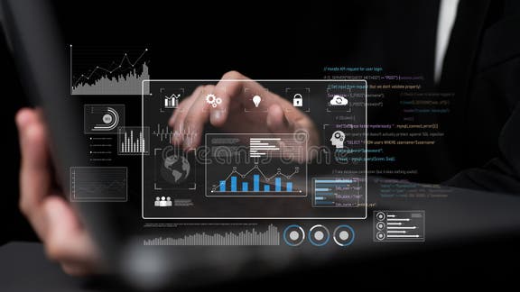Data Dashboard and Analytics System for Business Intelligence Latch Stock Image - Image of ...