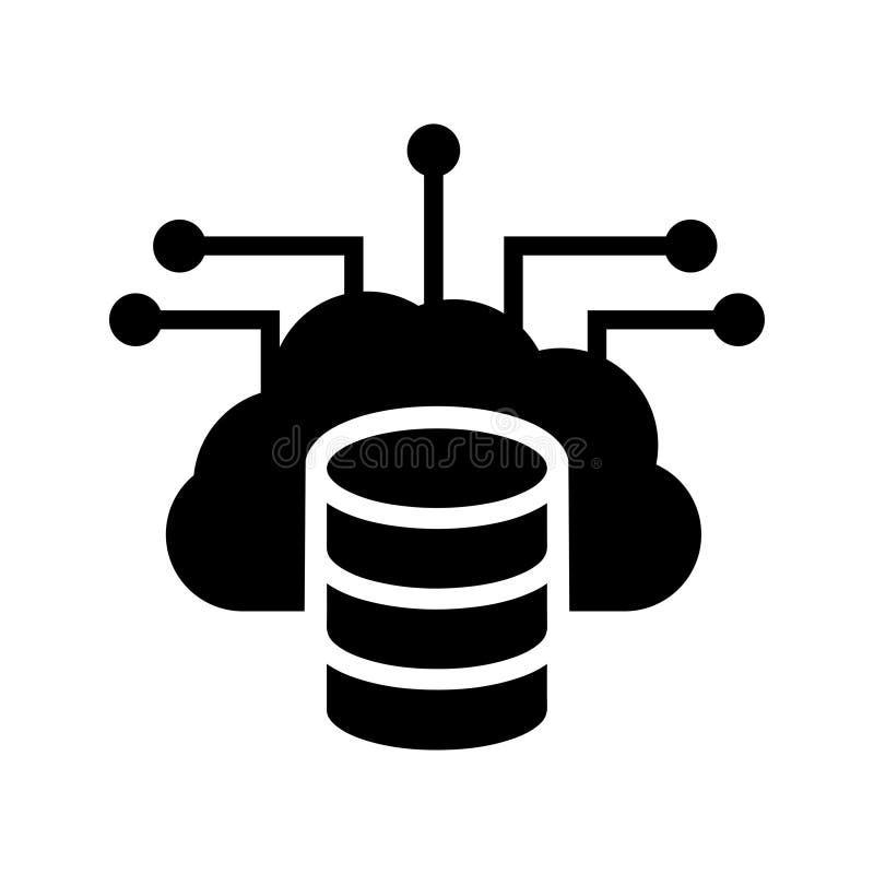 Data, database icon stock illustration. Illustration of vector - 308414642