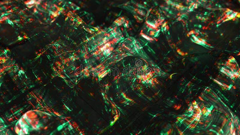 Data Decay Visualization 3D Render Illustration Stock Illustration ...