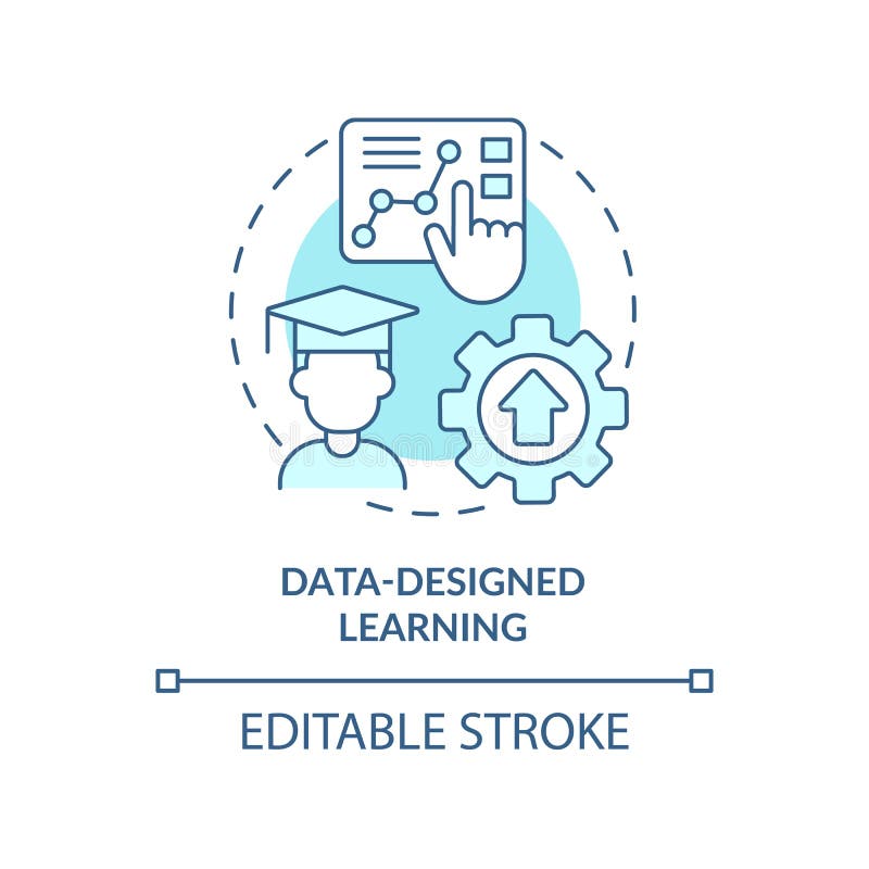 Data-designed Learning Turquoise Concept Icon Stock Vector ... Data-designed Learning Turquoise Concept Icon Stock Vector ...