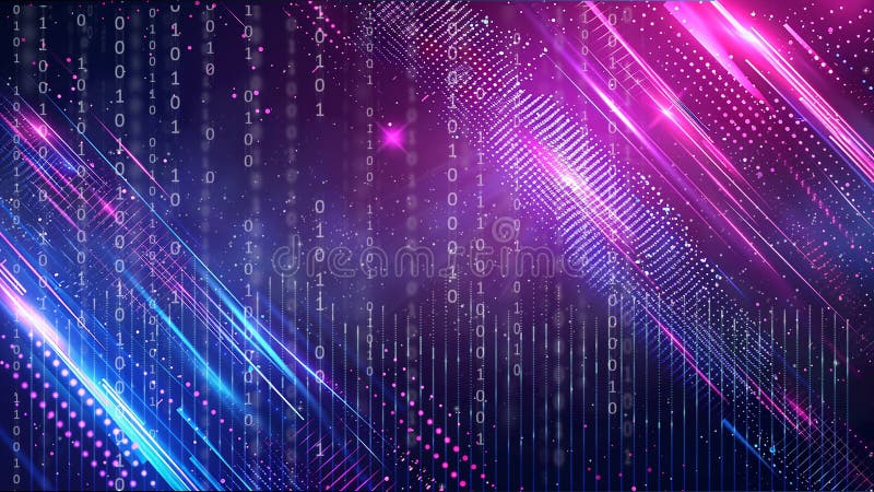 Data Digital Abstract Cyberpunk Technology Background Stock Photo ...