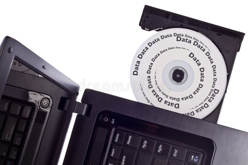 Data disc concept stock photo. Image of computer, white - 27547980