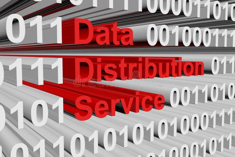 Data Distribution Service stock illustration. Illustration of ...