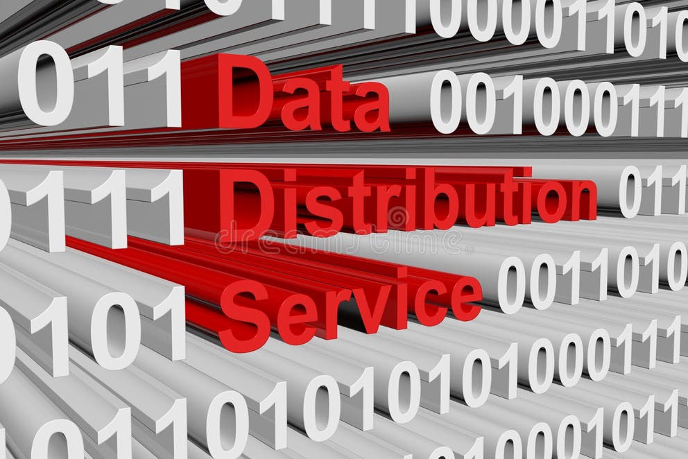 Data Distribution Service stock illustration. Illustration of ...