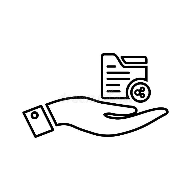 Document, File, Hierarchy, Management Icon. Simple Vector Sketch. Stock ...