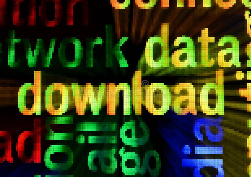 Data download stock illustration. Illustration of data - 166807226