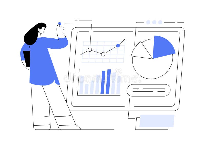 Data Driven Business Model Abstract Concept Vector Illustration. Stock ...