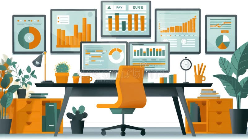 Data-driven Decision Making for Business Growth Stock Illustration ...