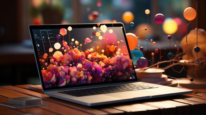 Data-driven Insights. Created with Generative AI Stock Illustration ...