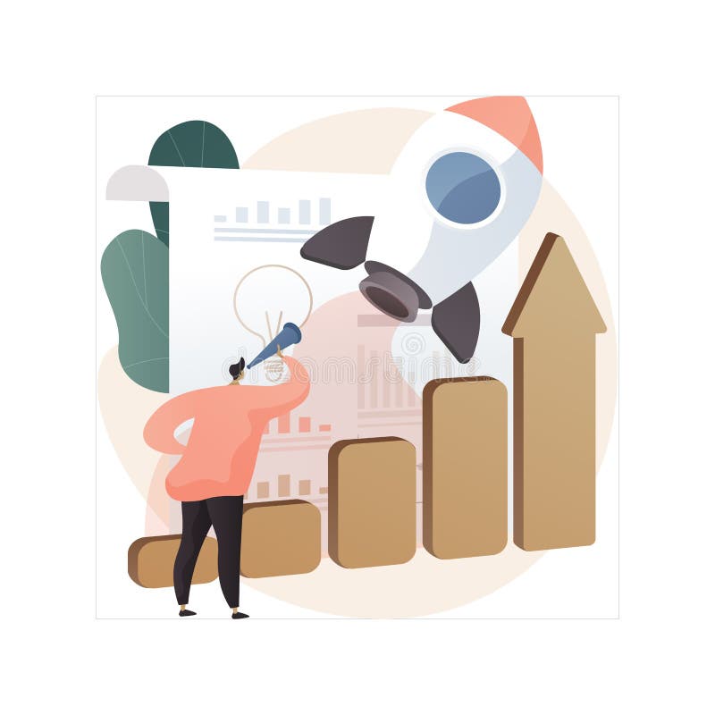 Data Driven Business Model Abstract Concept Vector Illustration. Stock ...