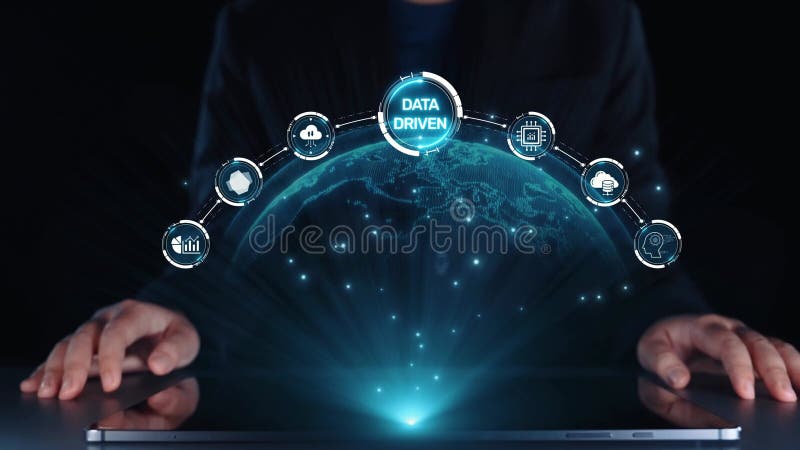 Data Driven Technology for Business Intelligence, Analytics, and Cloud Elide Stock Footage ...