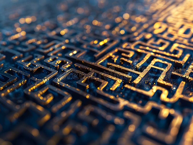 "Data Encryption Abstract Background with Digital Technology Theme ...