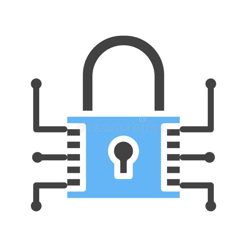 Data Encryption Icon Image. Stock Vector - Illustration of symbol ...