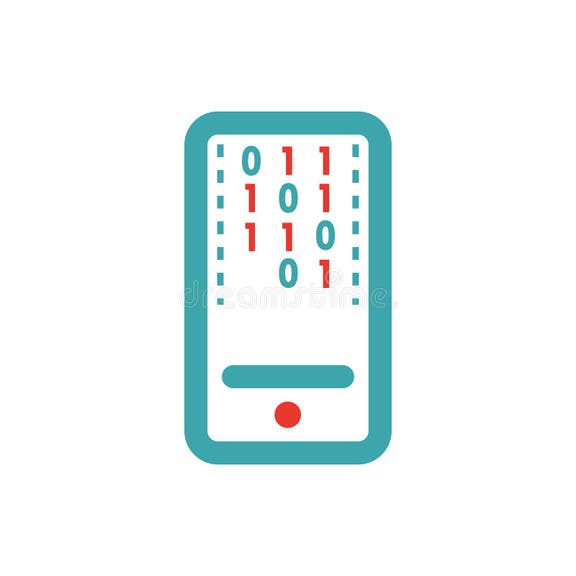 Data Encryption Icon Vector Illustration. Stock Vector - Illustration ...