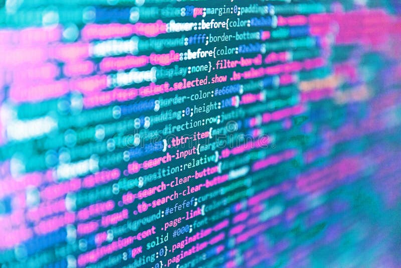 Php Development Software Site Code Writing Program Code On Computer Big Data Concepts Working