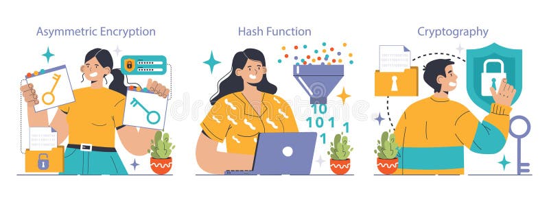 Data Encryption Set. Personal Information, Internet Access or Database ...