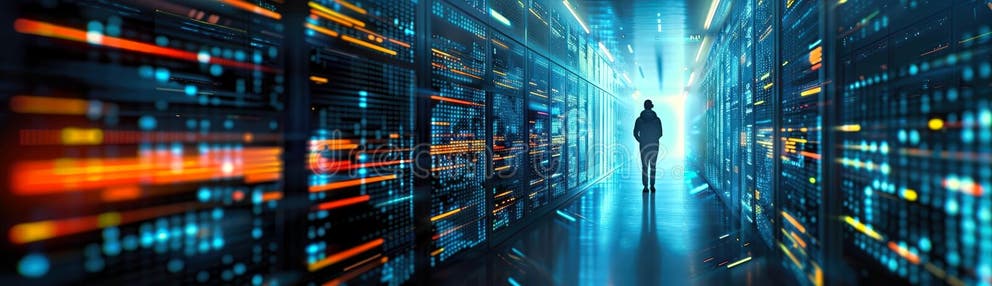 Data Engineer Optimizing Data Pipelines for Efficient Processing Stock Illustration ...