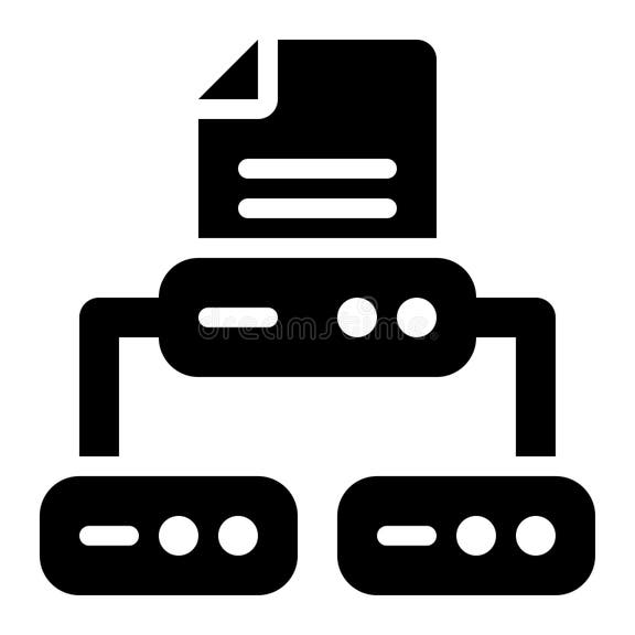 Data Infrastructure, Data Sharing, Data Structures Glyph Solid Icon ...