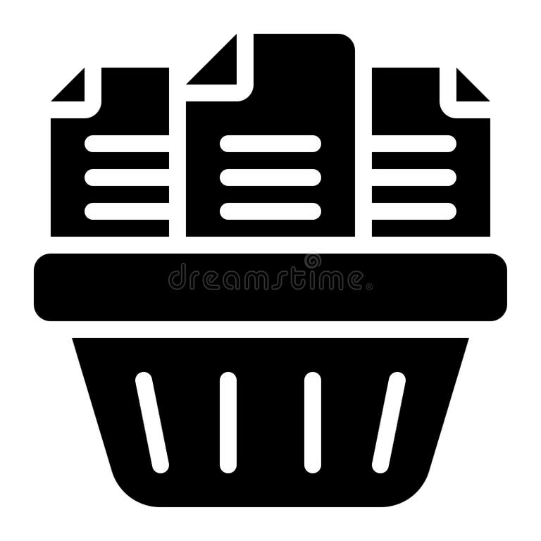 Data Mart, Shopping Data Glyph Solid Icon Stock Photo - Illustration of ...