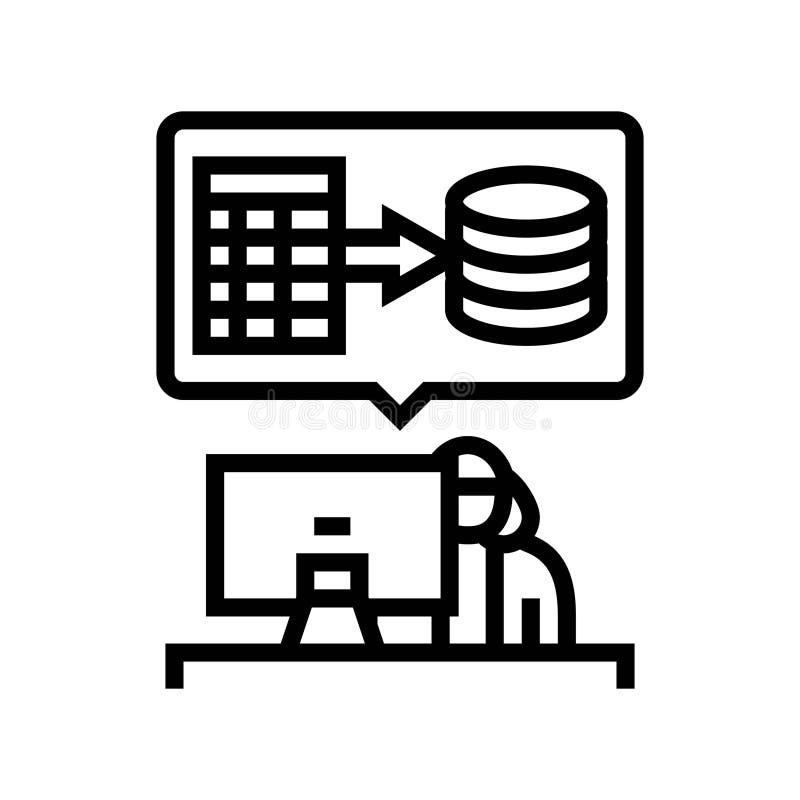 Data Entry Icon Stock Illustrations – 4,644 Data Entry Icon Stock ...