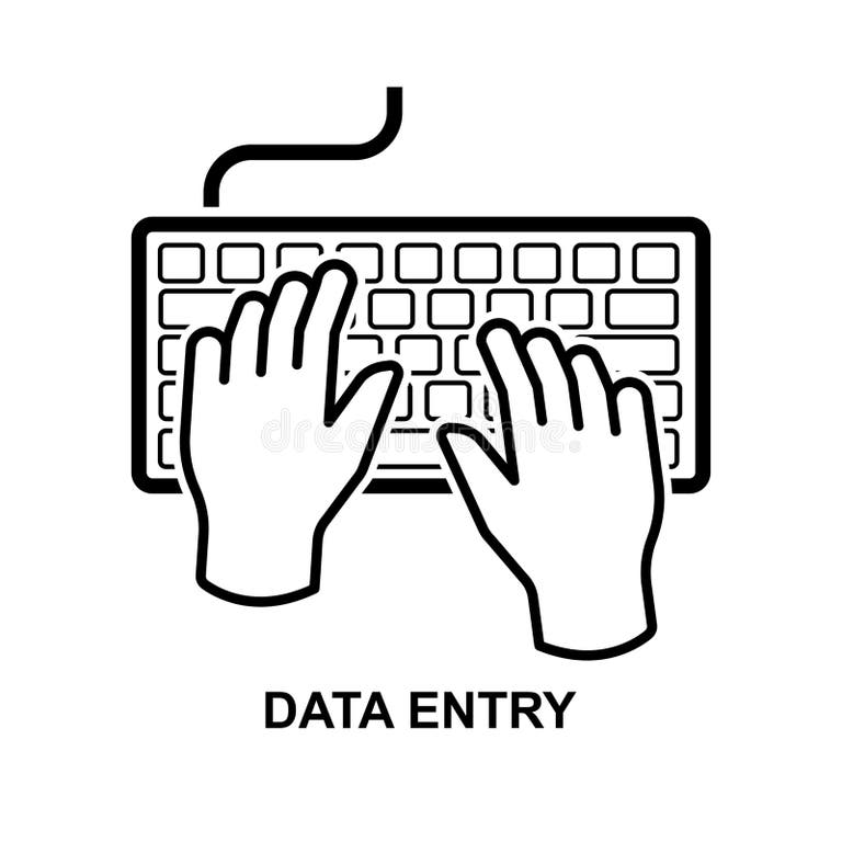 Data Entry Icon Stock Illustrations – 4,380 Data Entry Icon Stock ...