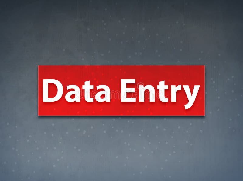 Data Entry Round Blue Push Button Stock Illustration - Illustration of ...