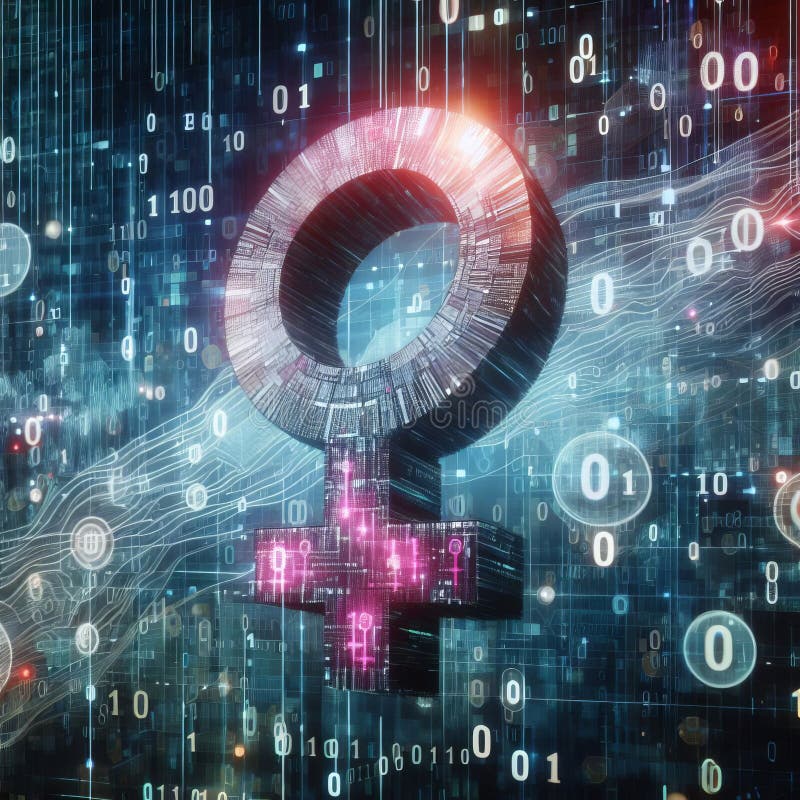 74 Data Equality a Digital Collage of Data Streams and Stock Photo ...