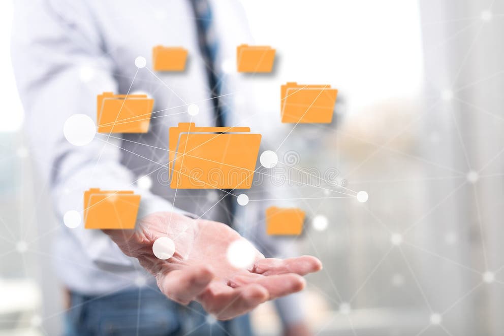 Concept of data exchange stock photo. Image of transfer - 192253172