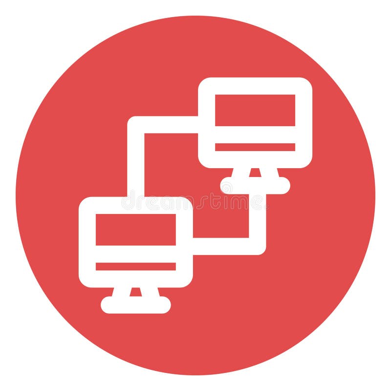 Data Exchange, Data Sending Bold Outline Vector Icon Which Can Be ...