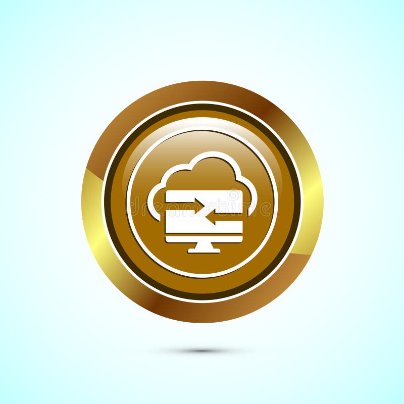 Data Exchange Icon Design Illustration, Data Transfer Sign for Apps and ...