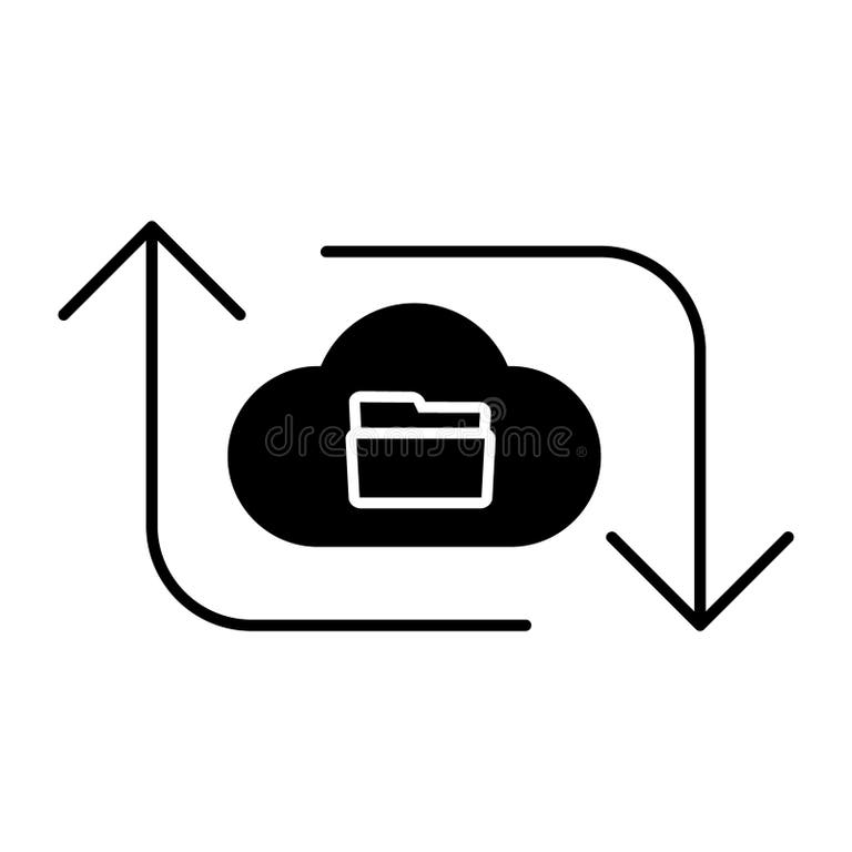 Data Exchange Icon Vector. Data Transfer Illustration Sign. Server ...