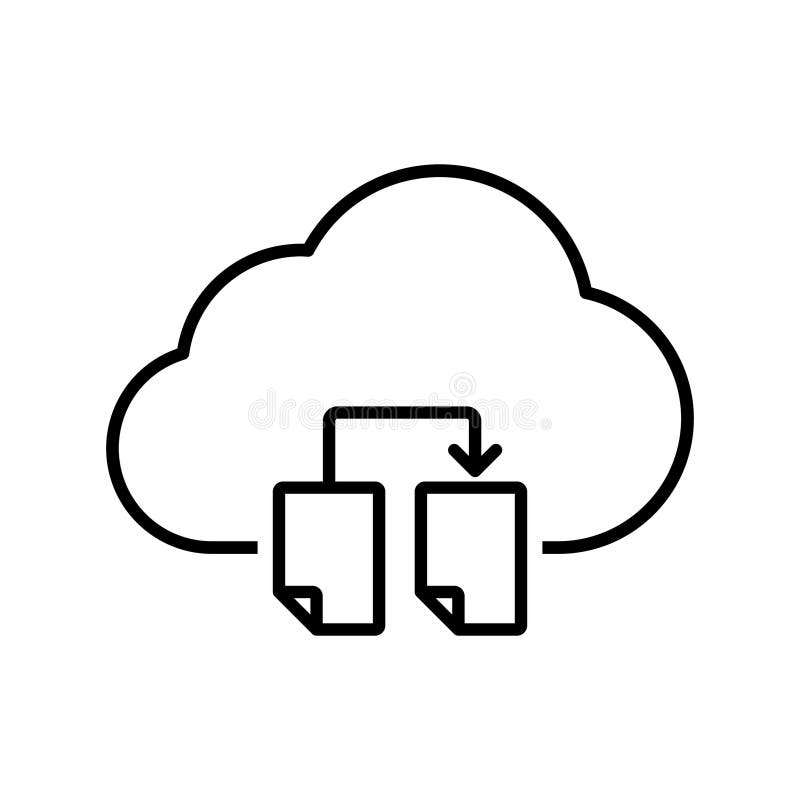 Data Exchange Icon Vector. Data Transfer Illustration Sign. Server ...