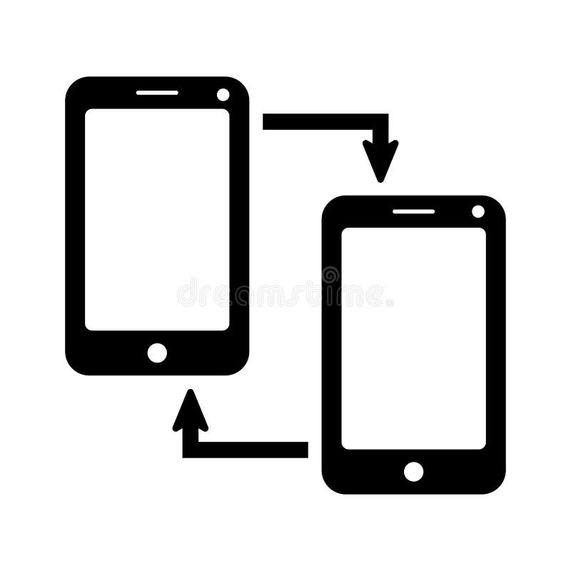 Wireless Sharing stock illustration. Illustration of screen - 12453124