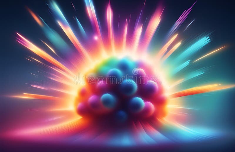 Data Explosion Background with Scattered Digital Elements, AI Generated ...