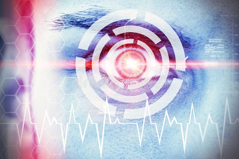 Data eye stock illustration. Illustration of internet - 44826672