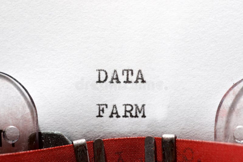 Data farm concept stock photo. Image of architecture - 258330754