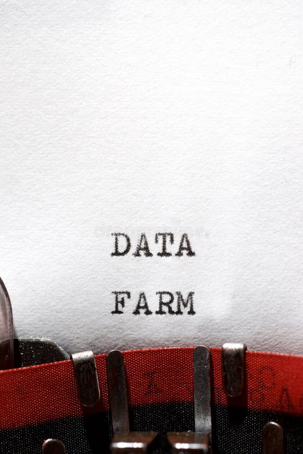Data farm concept stock photo. Image of farm, server - 258330776