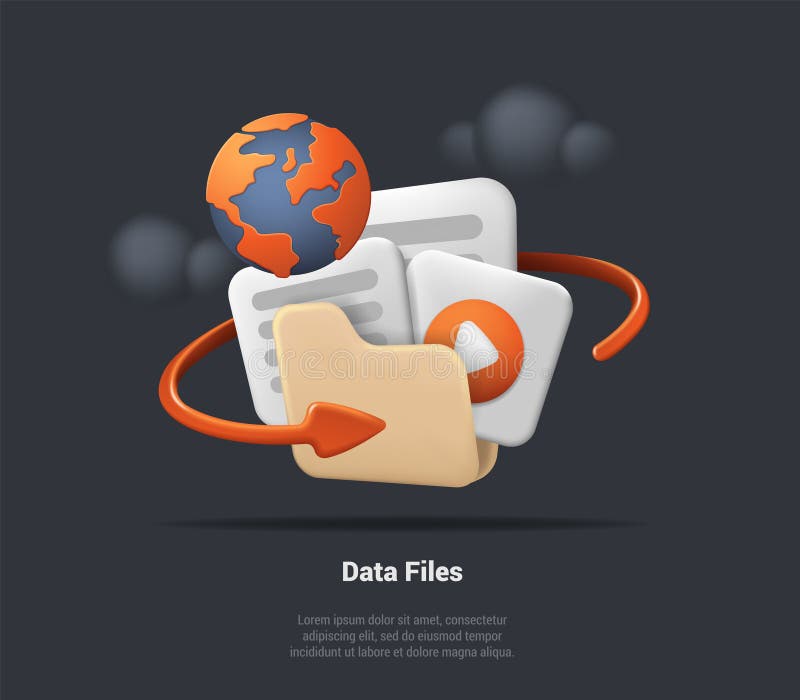 Data Files, Folder and Paper for Management File, Document Efficient ...