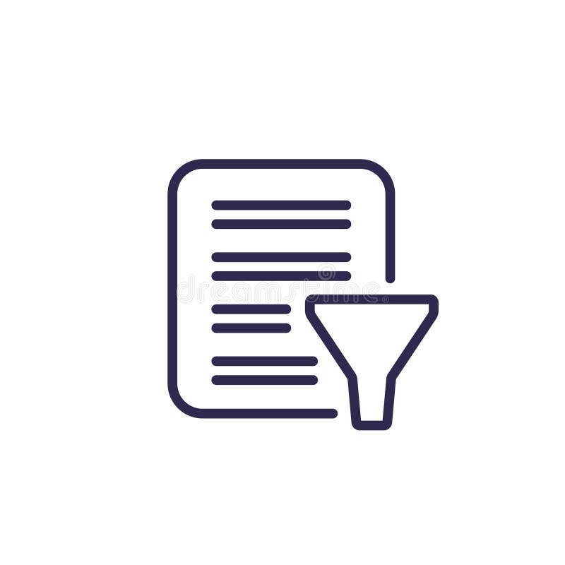 Data Filtering Stock Illustrations – 1,690 Data Filtering Stock ...