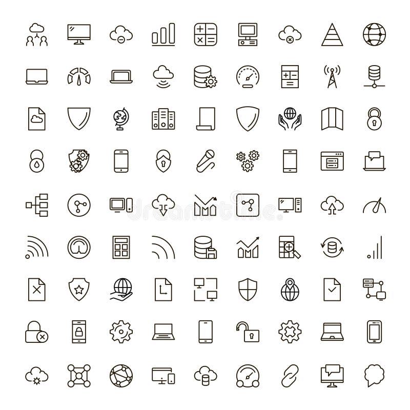 Data flat icon stock vector. Illustration of connection - 114188423