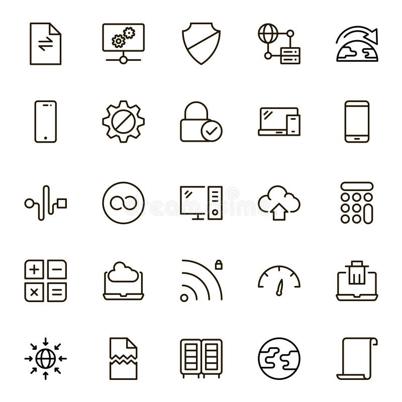 Data flat icon stock vector. Illustration of business - 121919377