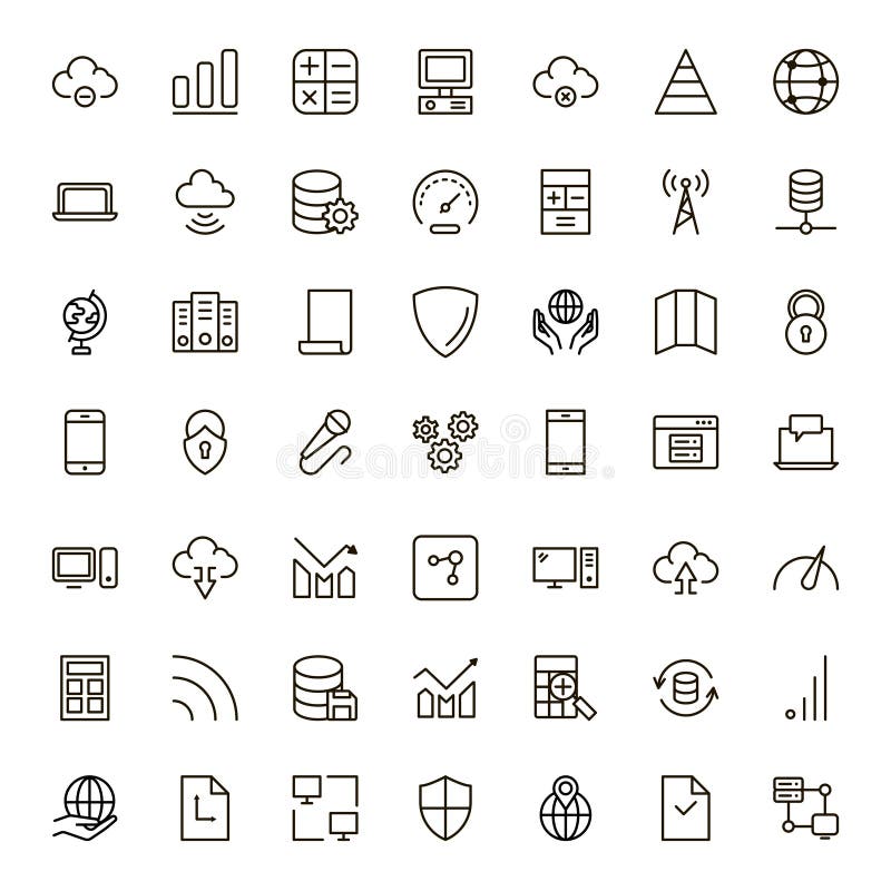 Data flat icon stock vector. Illustration of background - 132597021