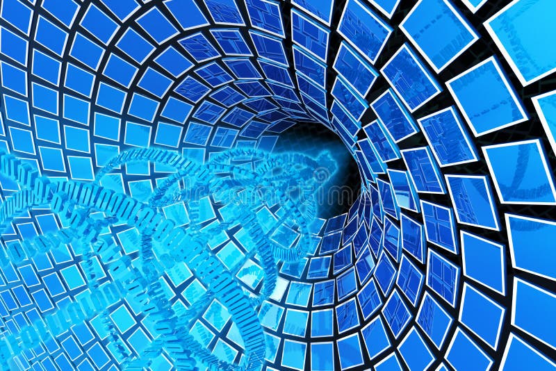 Data flow stock illustration. Illustration of data, black - 14103554