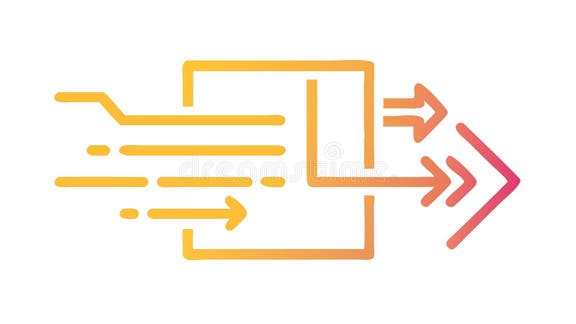 Data Flow Arrows Illustration, Information Exchange, Process, Direction ...