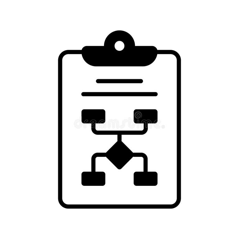 Data Flow Chart Icon, Algorithm Vector in Editable Style, Business ...