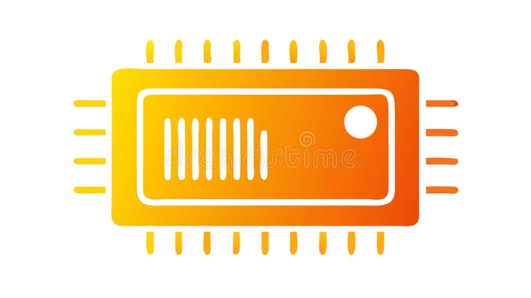 Data Flow on Circuit Board, Rapid Electronic Processing, Vector Design ...