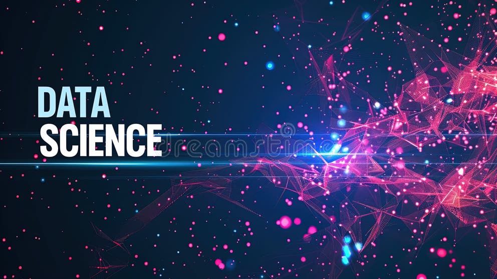 Data Flow Concept, Big Data Technology and Data Science Illustration ...