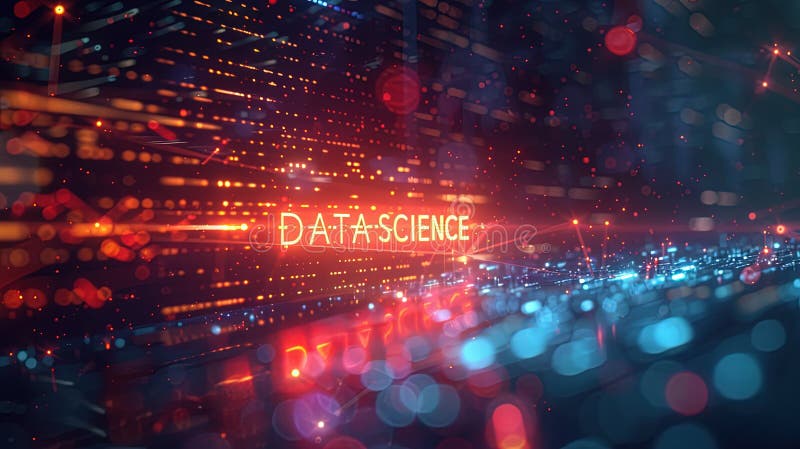 Data Flow Concept Big Data Technology And Data Science Illustration Visualizing Complex